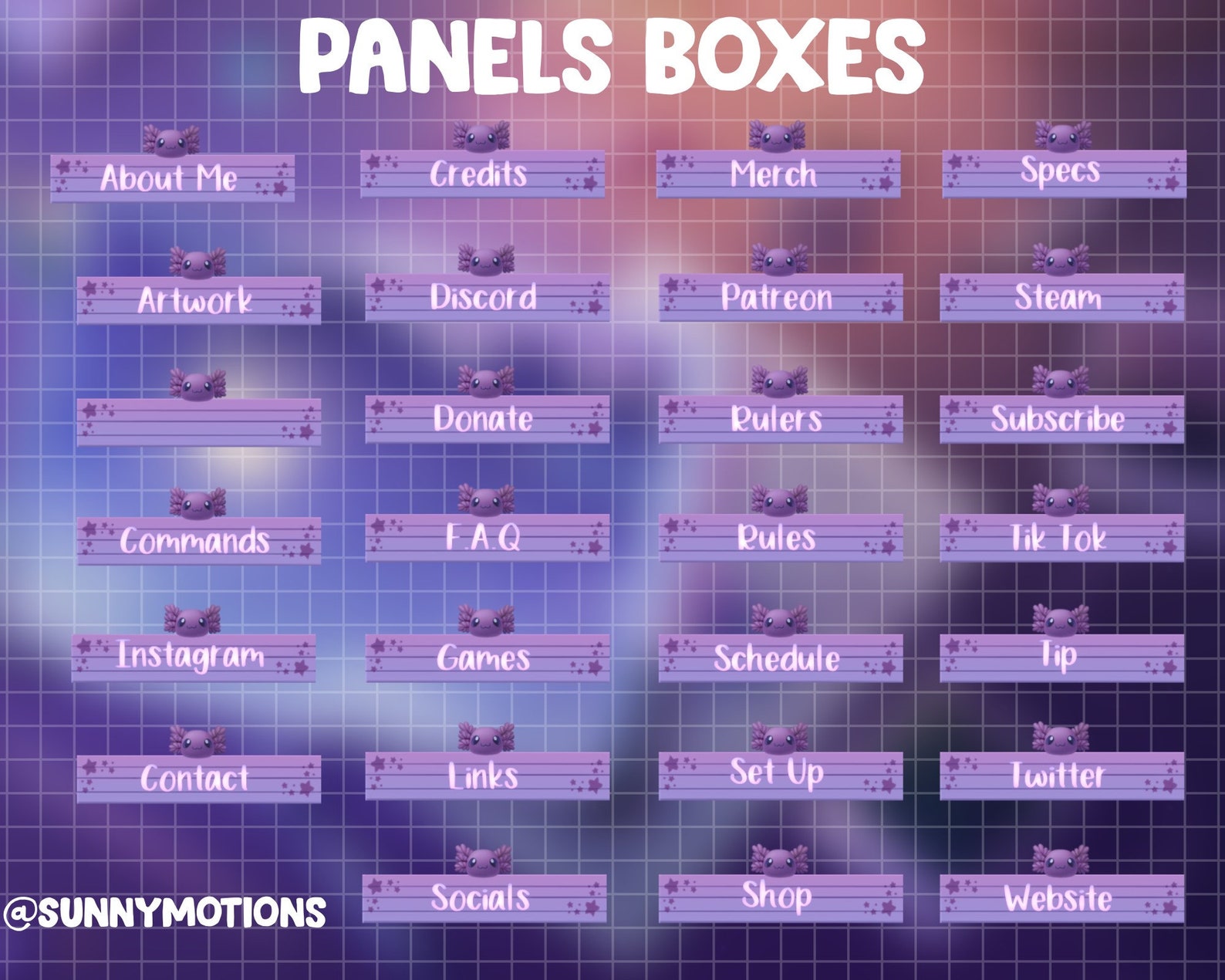 Animated Twitch Stream Package Overlay / Galaxy Lofi Desk - Etsy