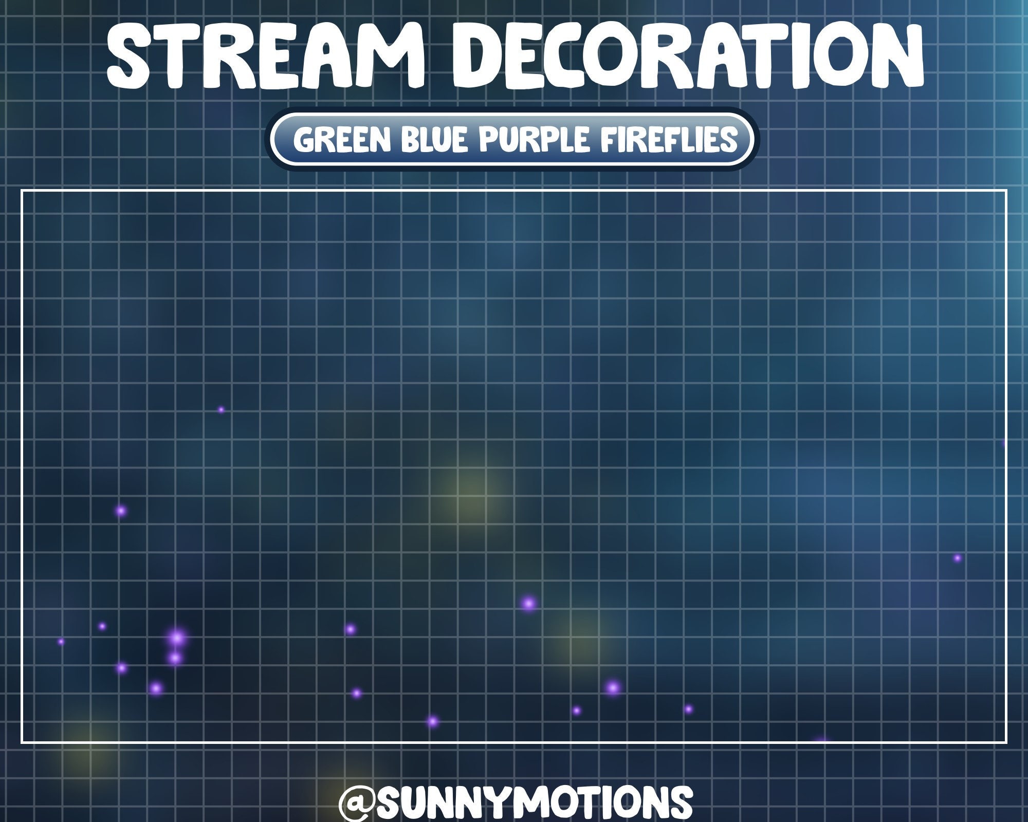 Animated Stream Decoration Green Blue Purple Fairies Flying / Fairy ...