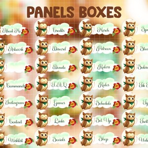 ANIMATED Twitch Overlay Stream Package: Lo-fi Aesthetic Brown Owl ...