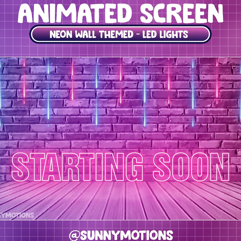 Pink Neon Screens - Etsy