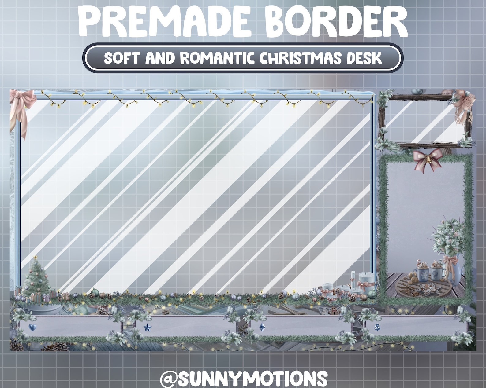 ANIMATED Christmas Twitch Overlay Stream Package / Lo-fi - Etsy