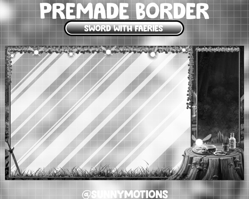 ANIMATED Stream Package / Warrior Fantasy Sword Twitch Overlay - Etsy