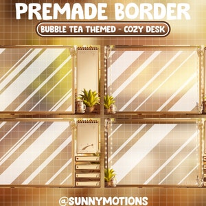 Animated Twitch Stream Package Overlay / Boba Bubble Tea / Retro Lofi ...