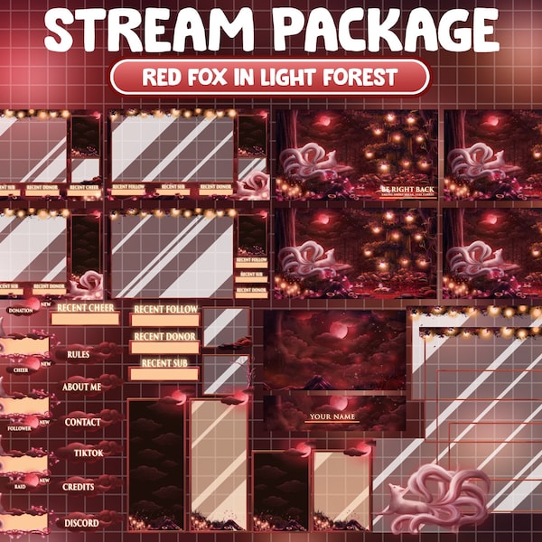 Naruto Twitch Overlay - Etsy