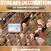 Animated Lo-fi Red Roses Flower Room Twitch Screen Overlay, Kawaii ...