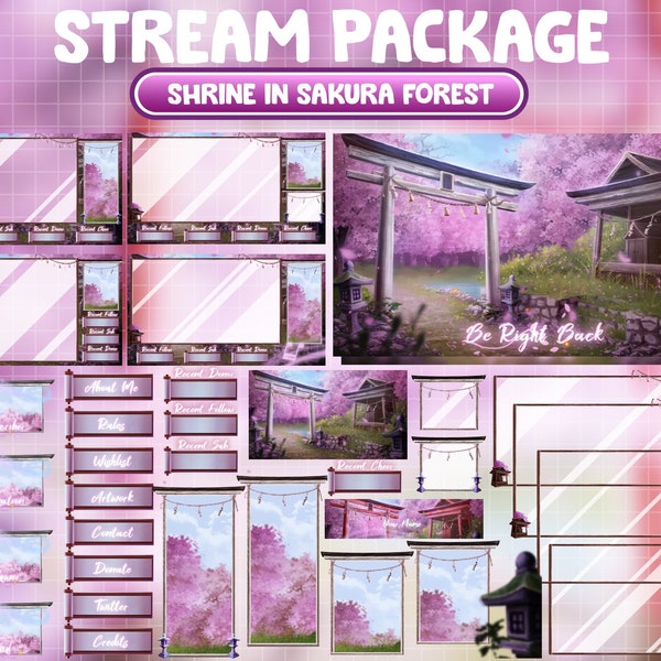 Stream Overlay Shrine Temple - Etsy