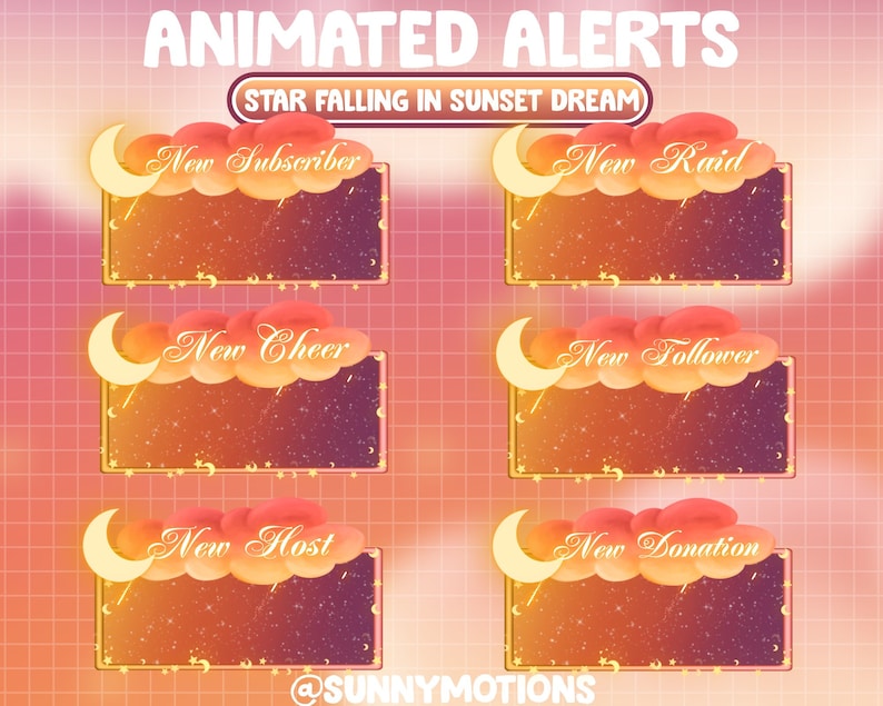 ANIMATED Twitch Stream Package / Cozy Magical Sunset Autumn - Etsy
