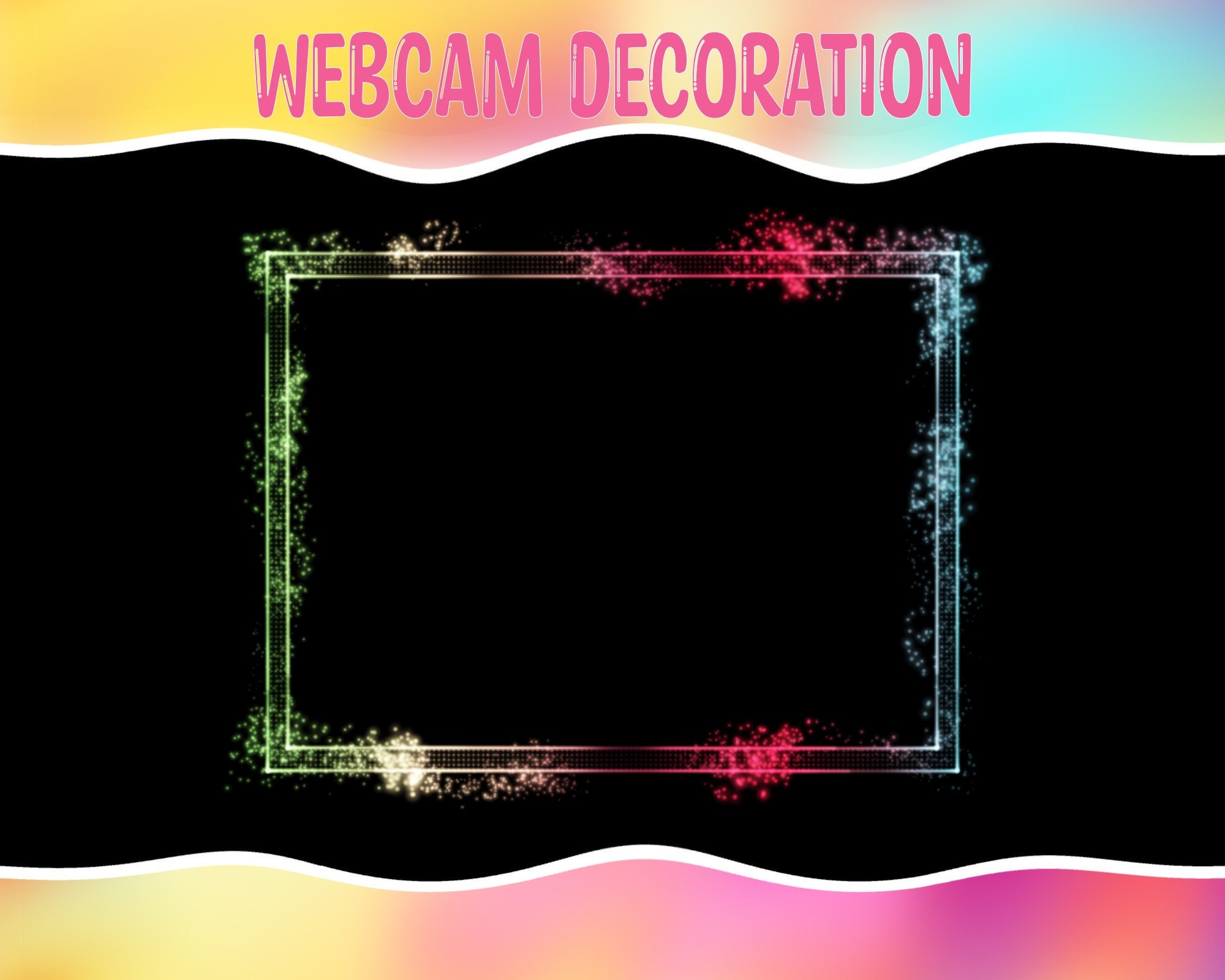 Twitch Animated Camera Overlay ANIMATED Camera Border - Etsy