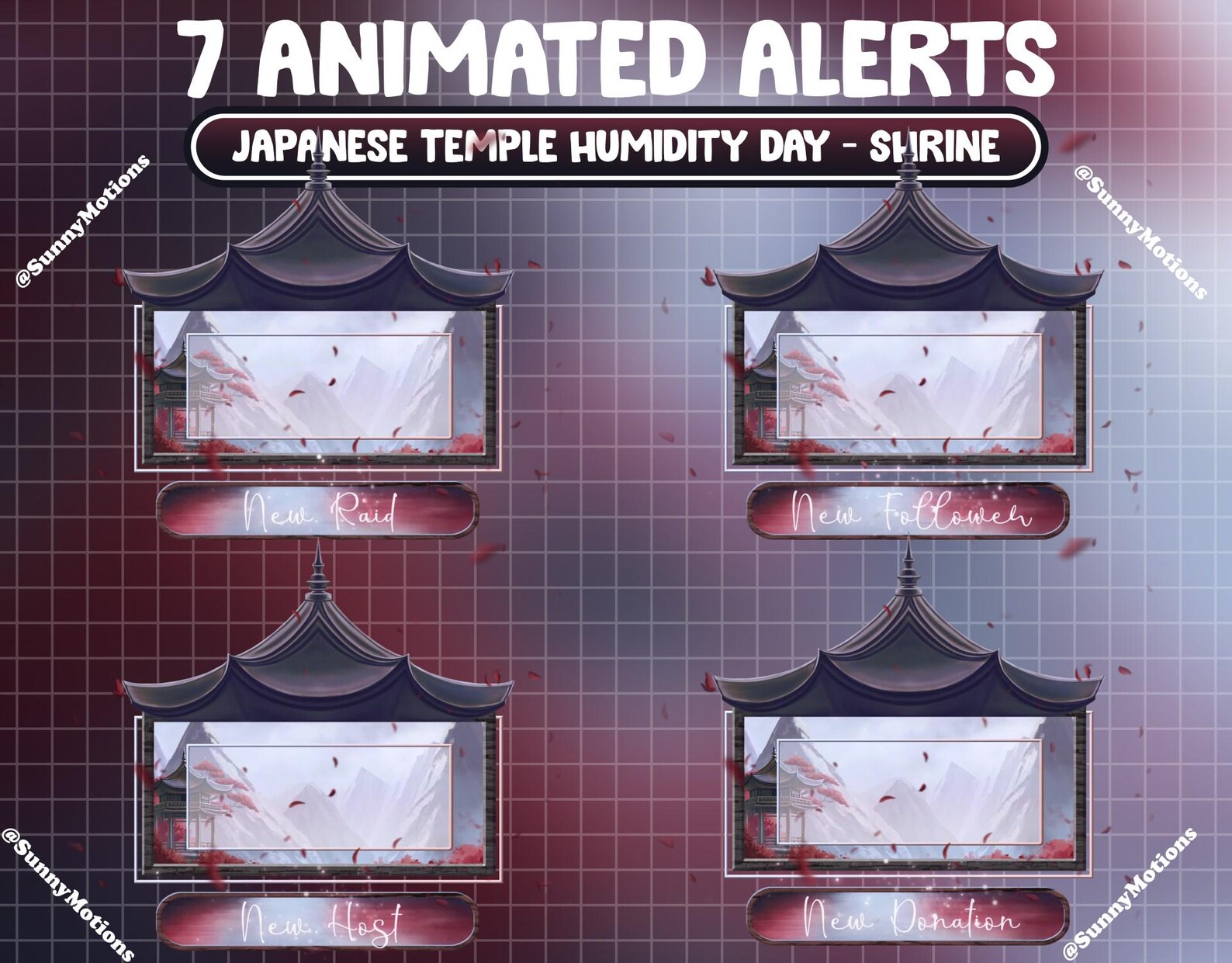 ANIMATED Stream Package: Aesthetic Morning Humidity Japanese Ancient ...
