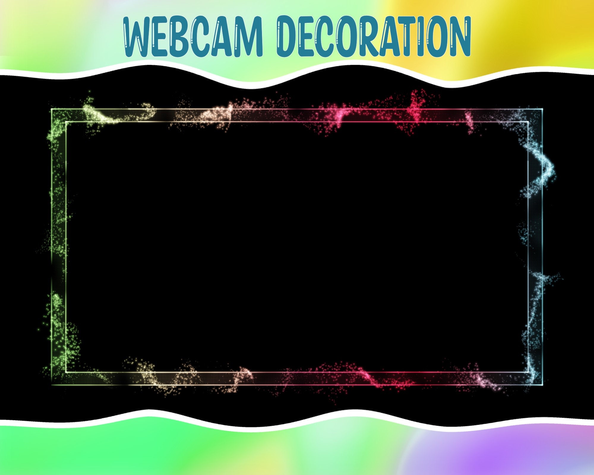 Twitch Animated Camera Overlay ANIMATED Camera Border - Etsy