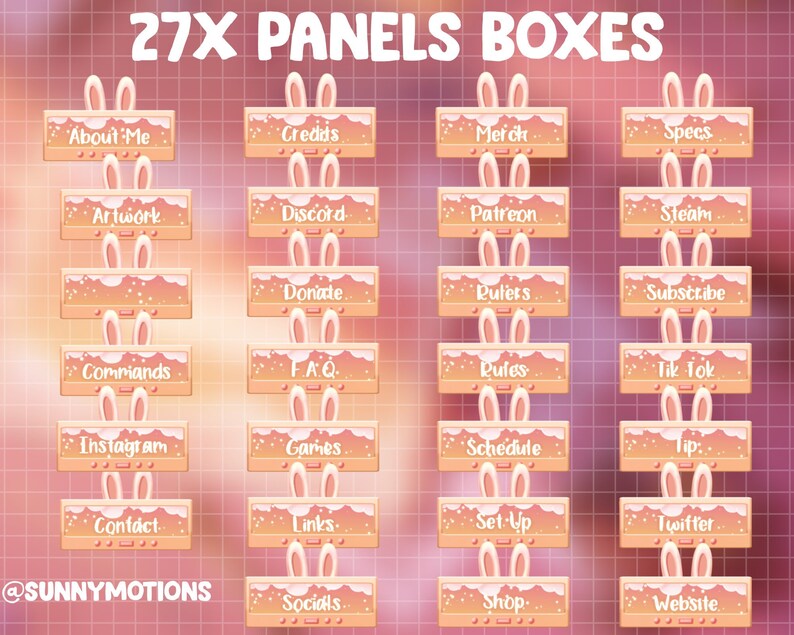 Animated Twitch Stream Package Overlay / Retro Lofi Desk / - Etsy