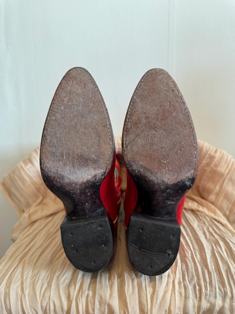 Vintage Ralph Lauren Selene Western Floral Boots 1970s - Etsy