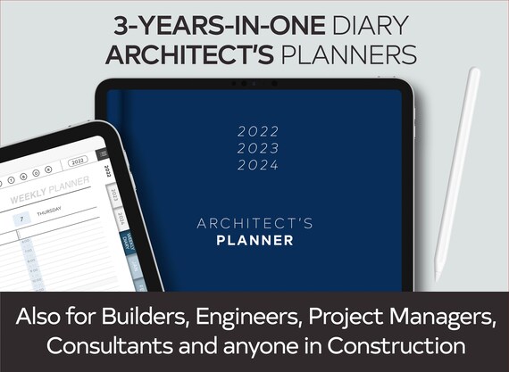 3 Years in 1 Diary ARCHITECT and PROJECT MANAGER Digital - Etsy