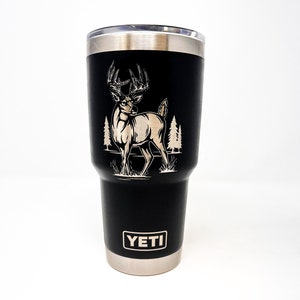 Whitetail Deer YETI Tumbler: Personalized Insulated Rambler - Etsy