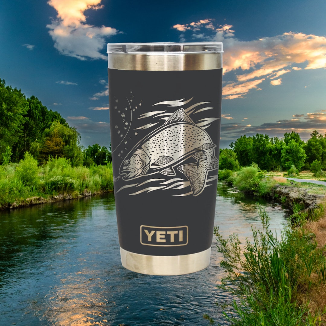 Personalized Rainbow Trout Stainless Steel Yeti Rambler - Etsy