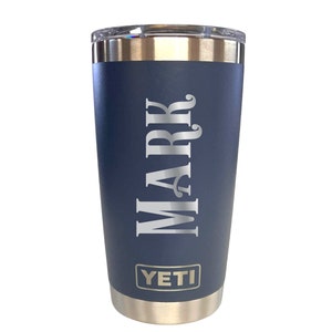 Custom Name Yeti Rambler: Personalized Engraved Tumbler - Etsy