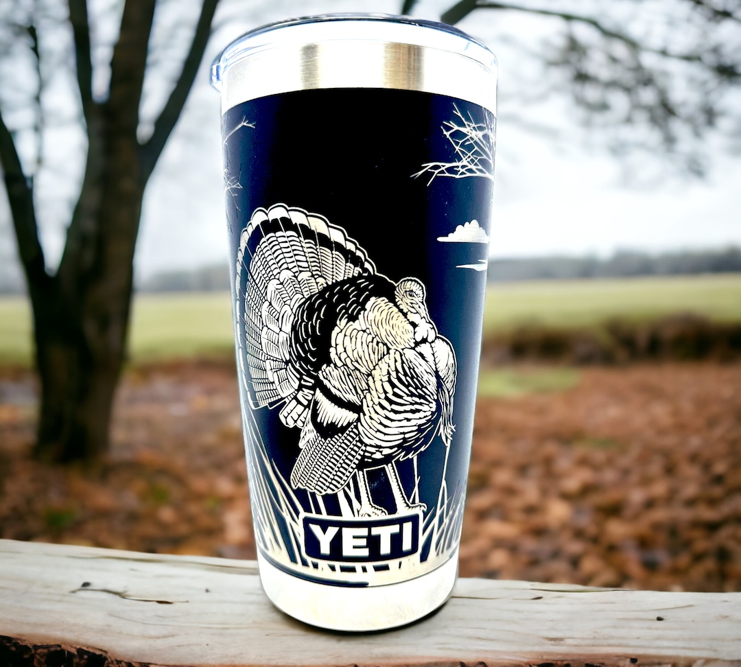 Wild Turkey Engraved Yeti Tumbler - Hunting Gift - Etsy
