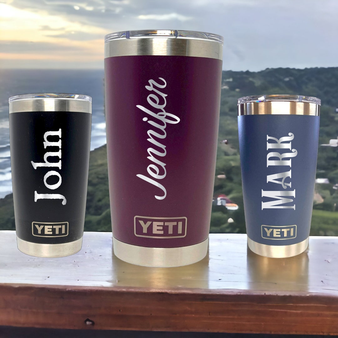 Custom Name Yeti Rambler: Personalized Engraved Tumbler - Etsy