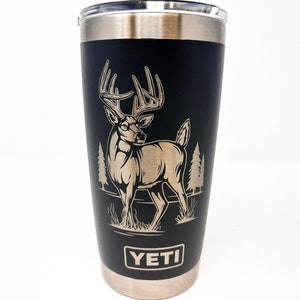 Whitetail Deer YETI Tumbler: Personalized Insulated Rambler - Etsy