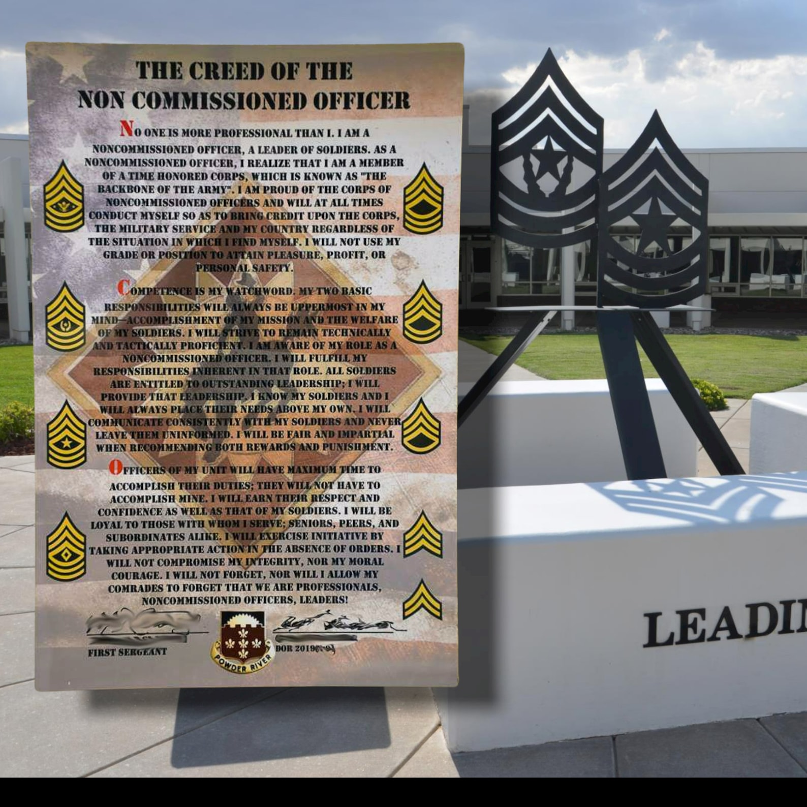 Custom NCO Creed NCO Creed Army NCO Creed - Etsy