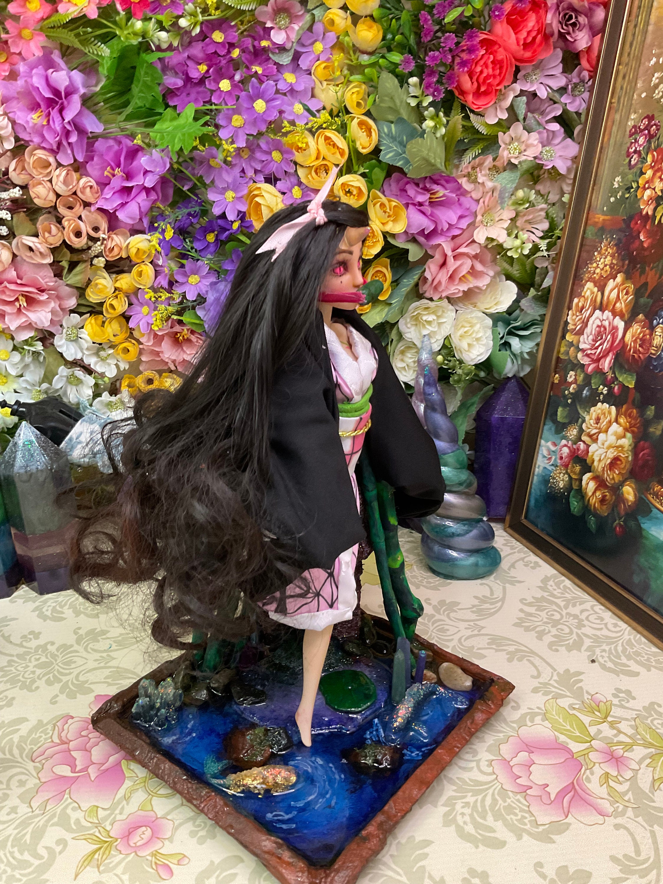 Nezuko Custom Doll Ooak - Etsy