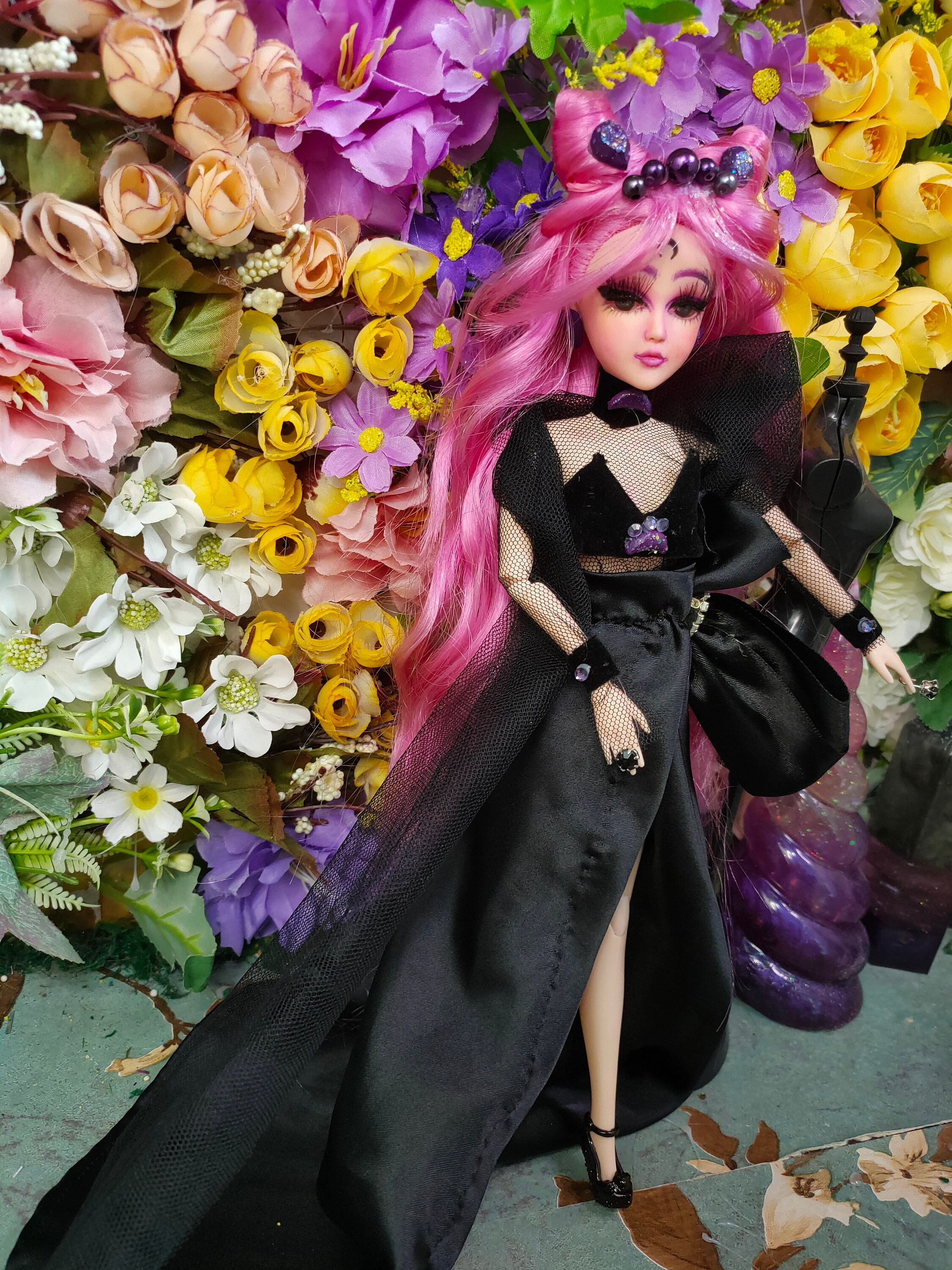 Black Lady Custom Doll -ooak/custom Doll - From Sailor Moon - Etsy