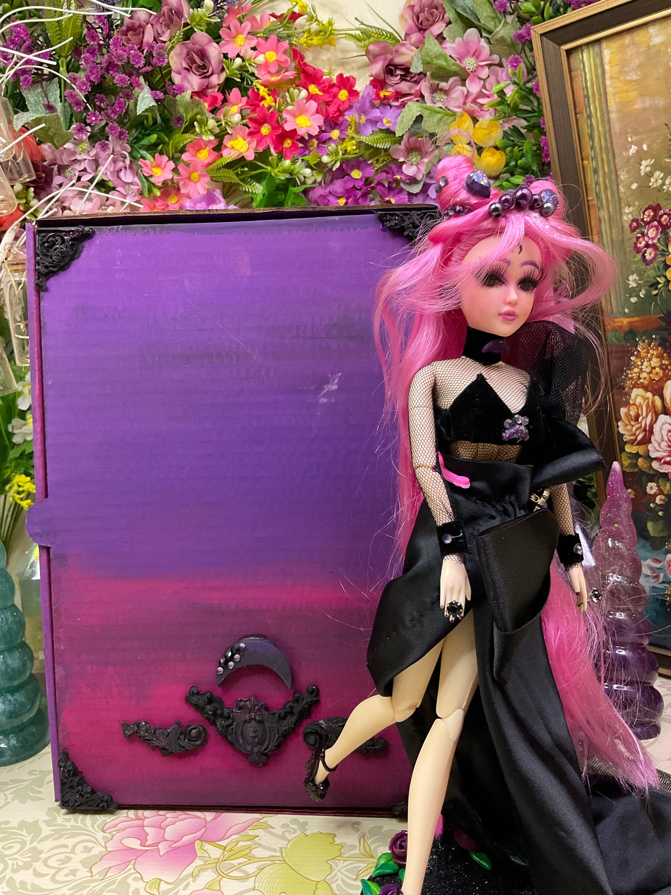 Black Lady Custom Doll -ooak/custom Doll - From Sailor Moon - Etsy