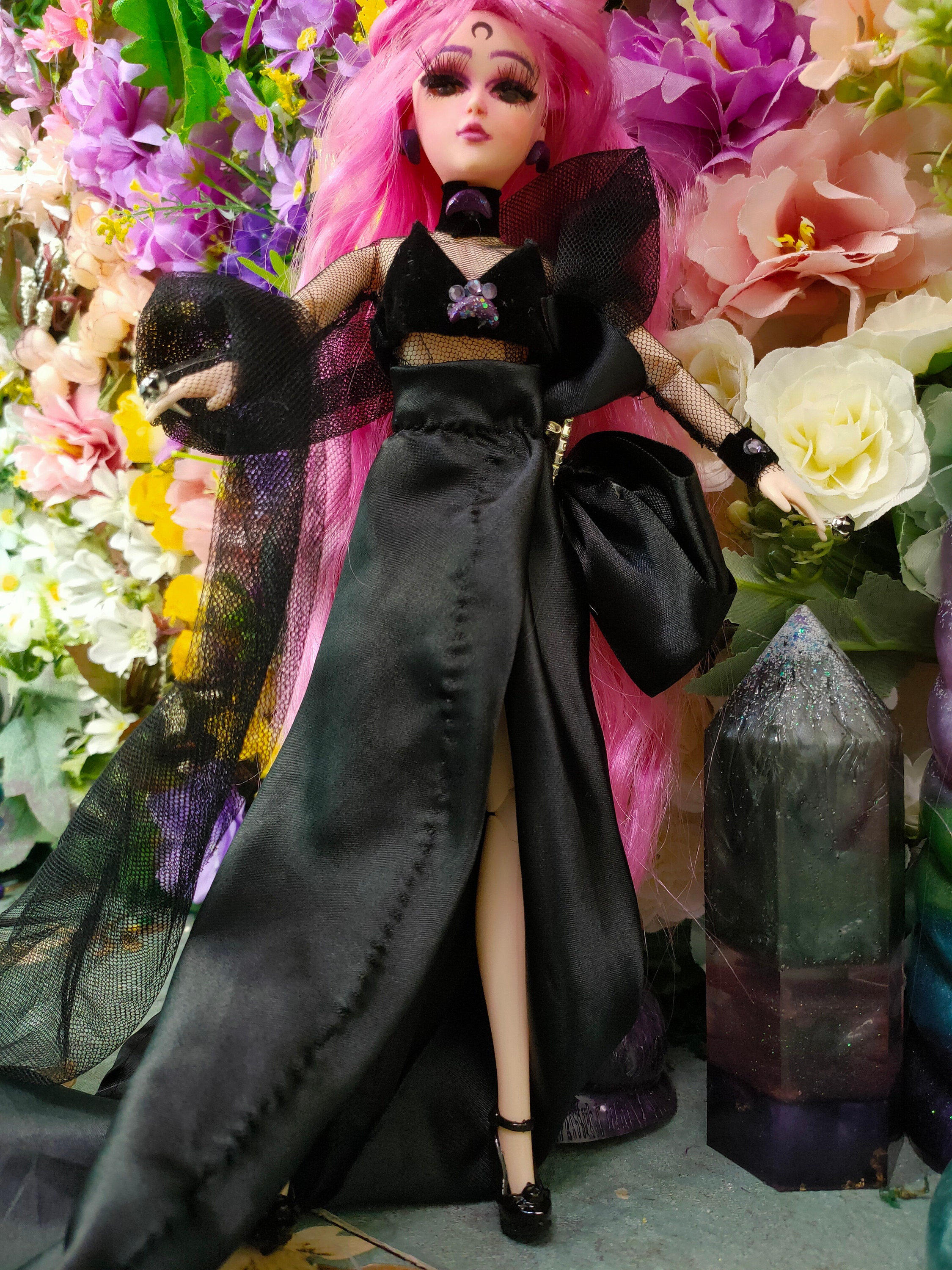 Black Lady Custom Doll -ooak/custom Doll - From Sailor Moon - Etsy