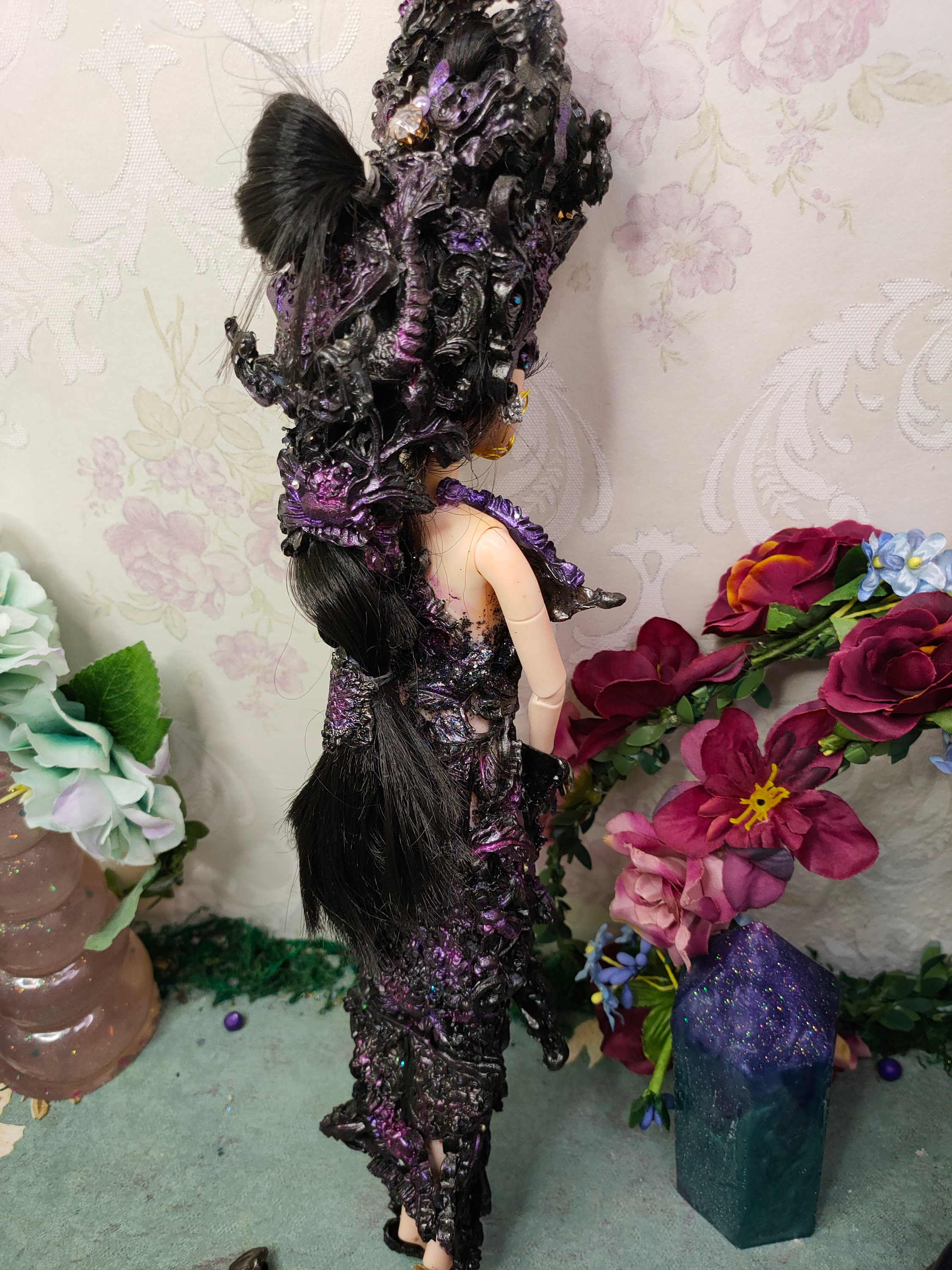 Queen of Darkness, Queen Aldreda Custom Doll /OOAK - Etsy