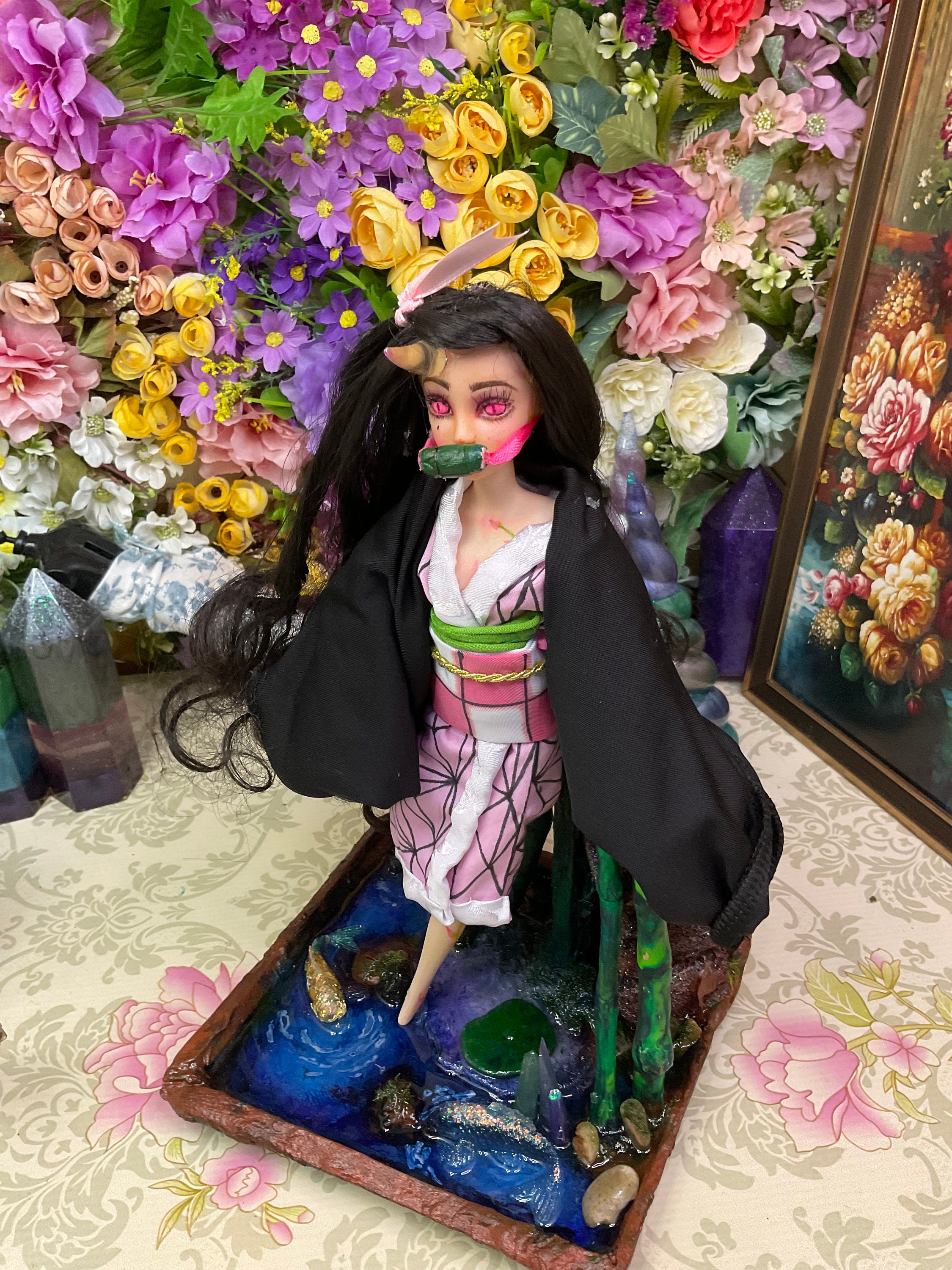Nezuko Custom Doll Ooak - Etsy