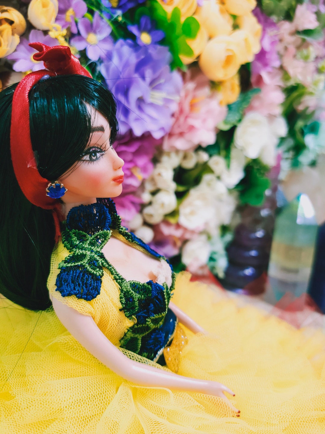 SNOW White Custom Doll OOAK Inspired by Disney Princesses - Etsy