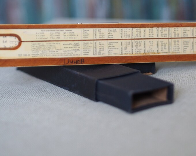 1960s USSR Slide Rule, Mathematician Rule, Logarithmic Scales ...