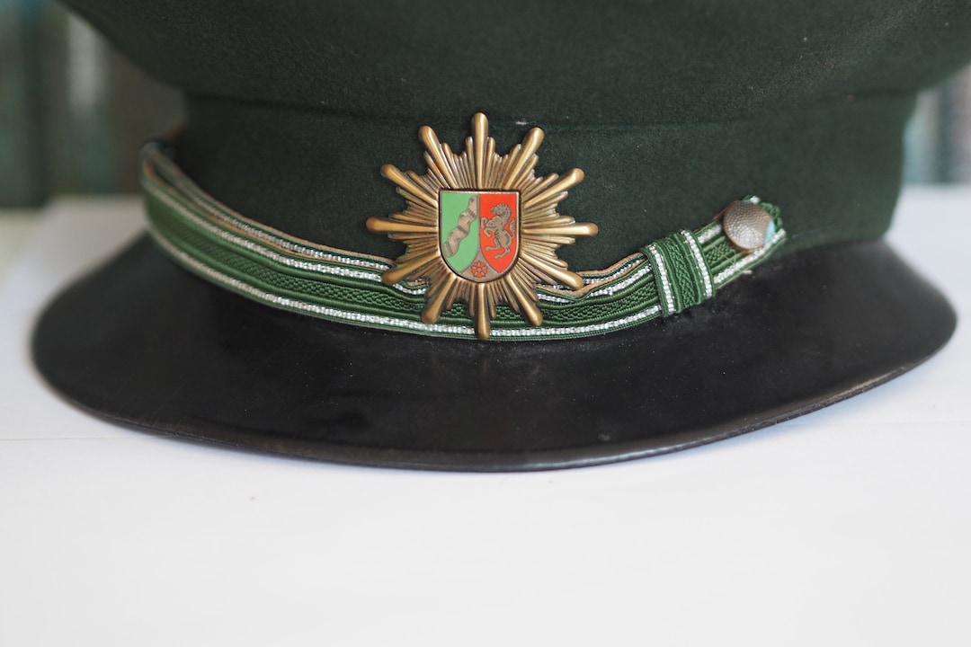German Officer Hat, Made by Mayser Hats - Etsy