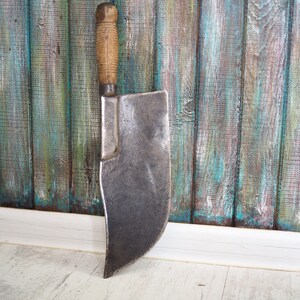 Butcher Cleaver Huge Cleaver , Custom Cleaver, Rustic Cleaver - Etsy