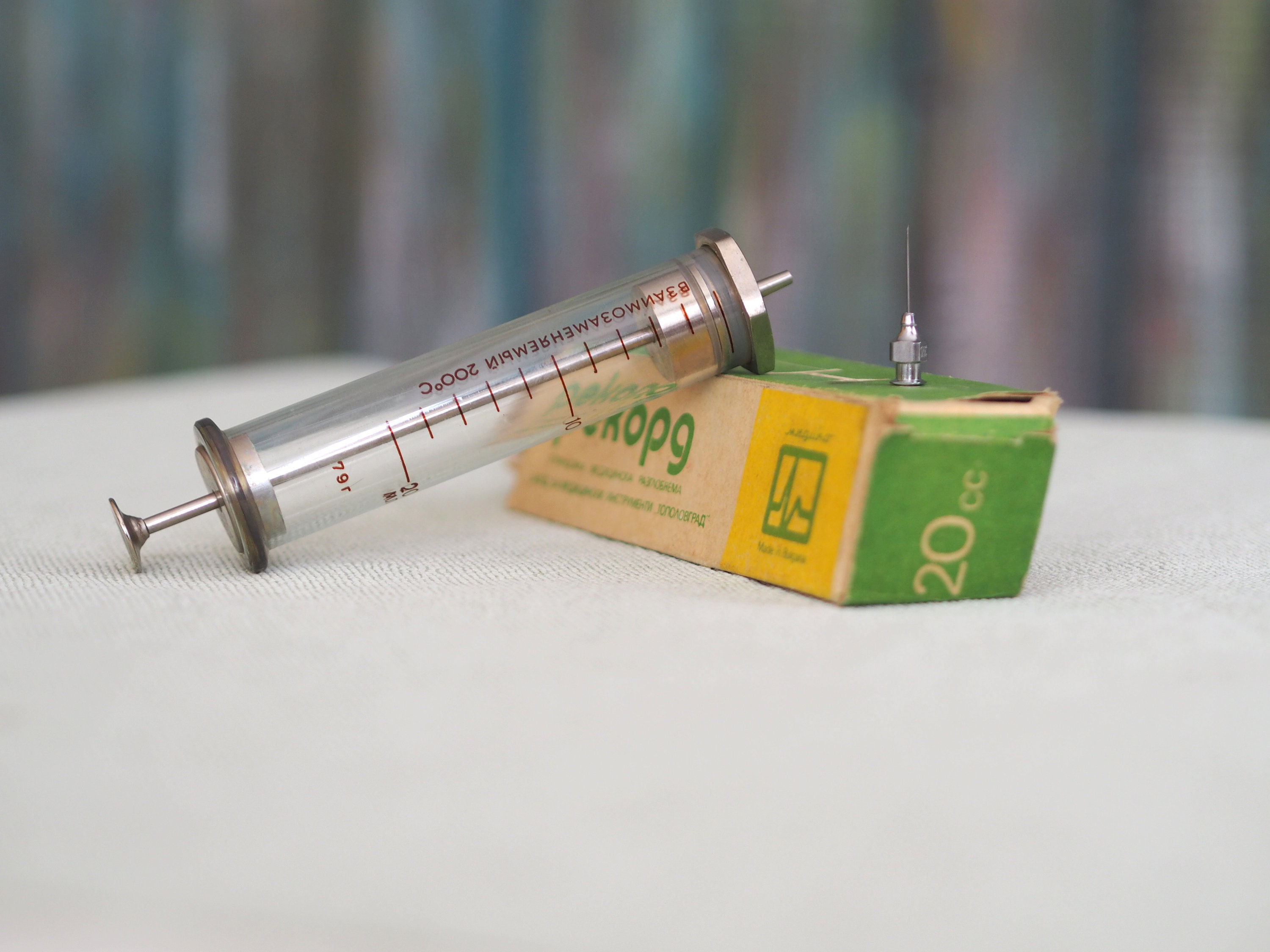 1960's Unused USSR Vintage Glass SYRINGE Medical Reusable - Etsy
