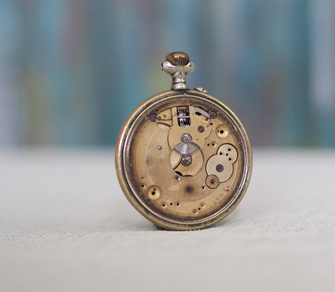 1960's Vintage Swiss Mechanical Wind up Pocket Watch Not - Etsy