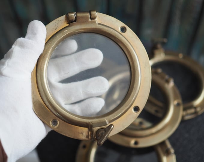 Brass Porthole Window Boat Porthole Window Door Window Glass Porthole ...