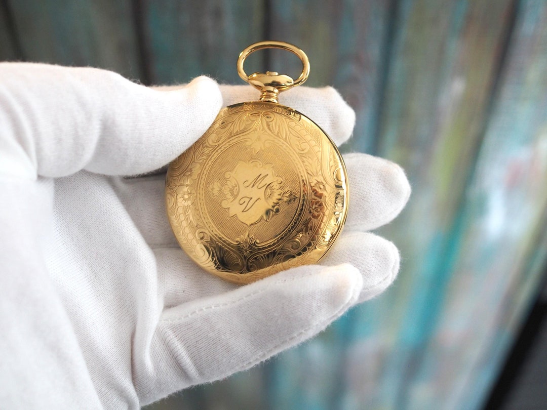 Vintage Unitas 6498 6497 Swiss Made Pocket Watch Case - Etsy