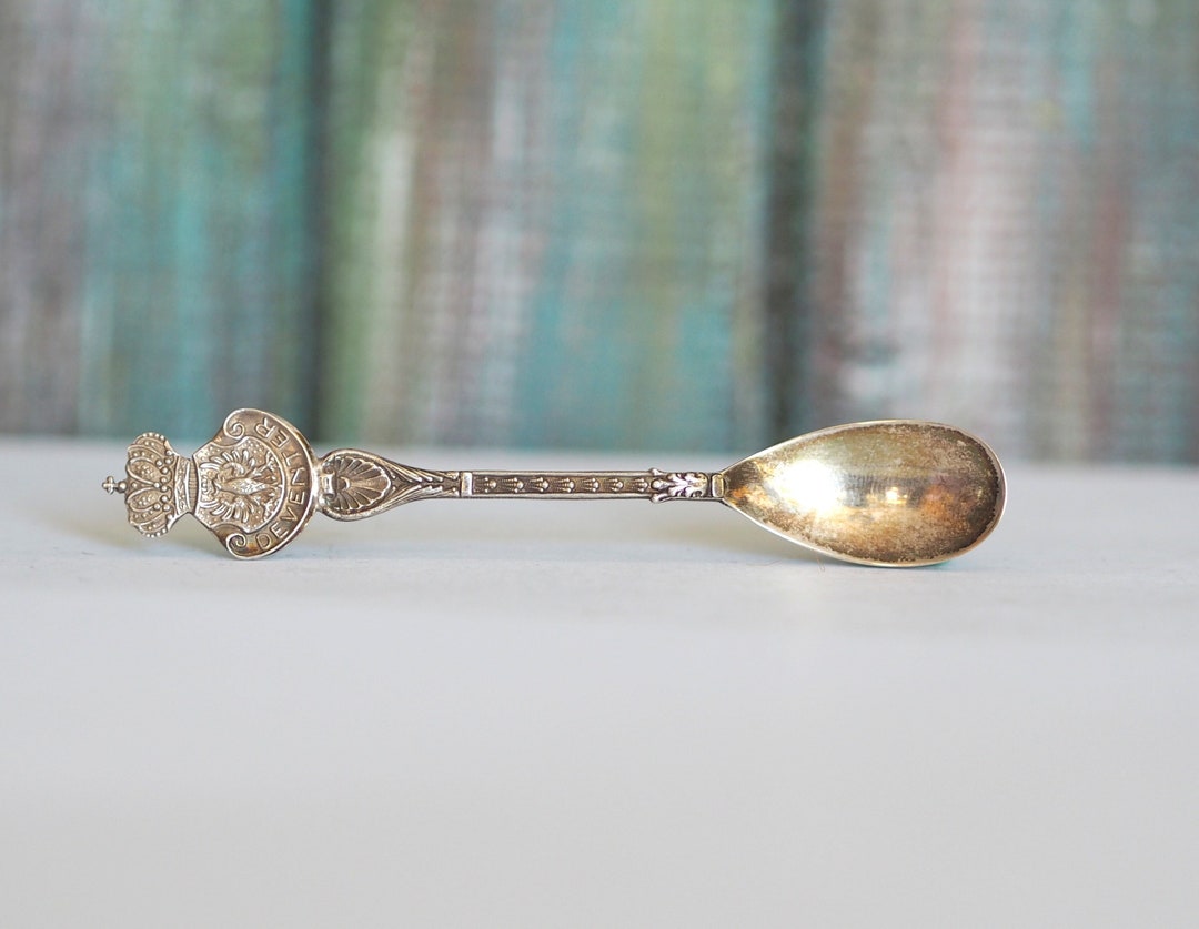 DEVENTER - Collectable Solid Silver Tee Spoon, Silver Spoon, Mini ...