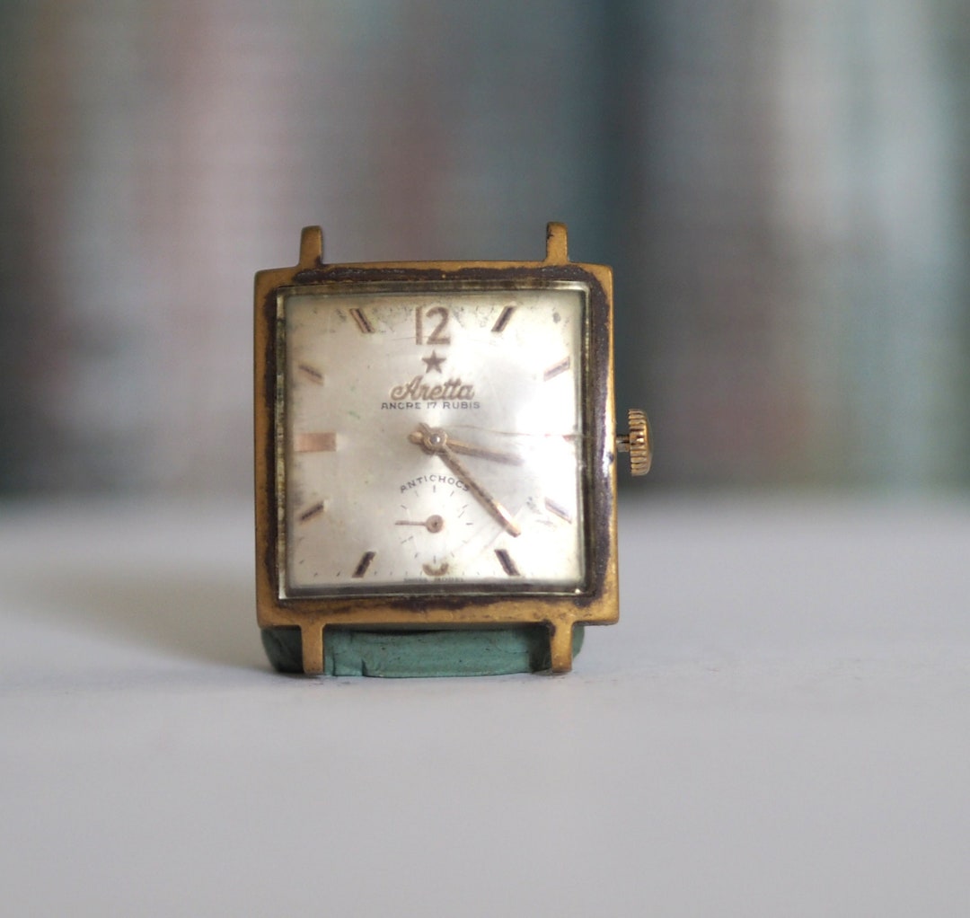 Vintage Swiss Mechanical Watch Aretta - Not Working Condition ...
