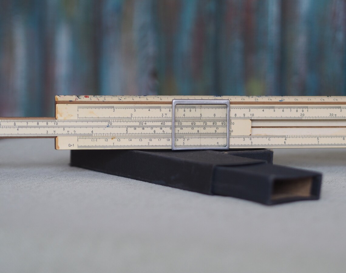 1960s USSR Slide Rule Mathematician Rule Logarithmic Scales | Etsy