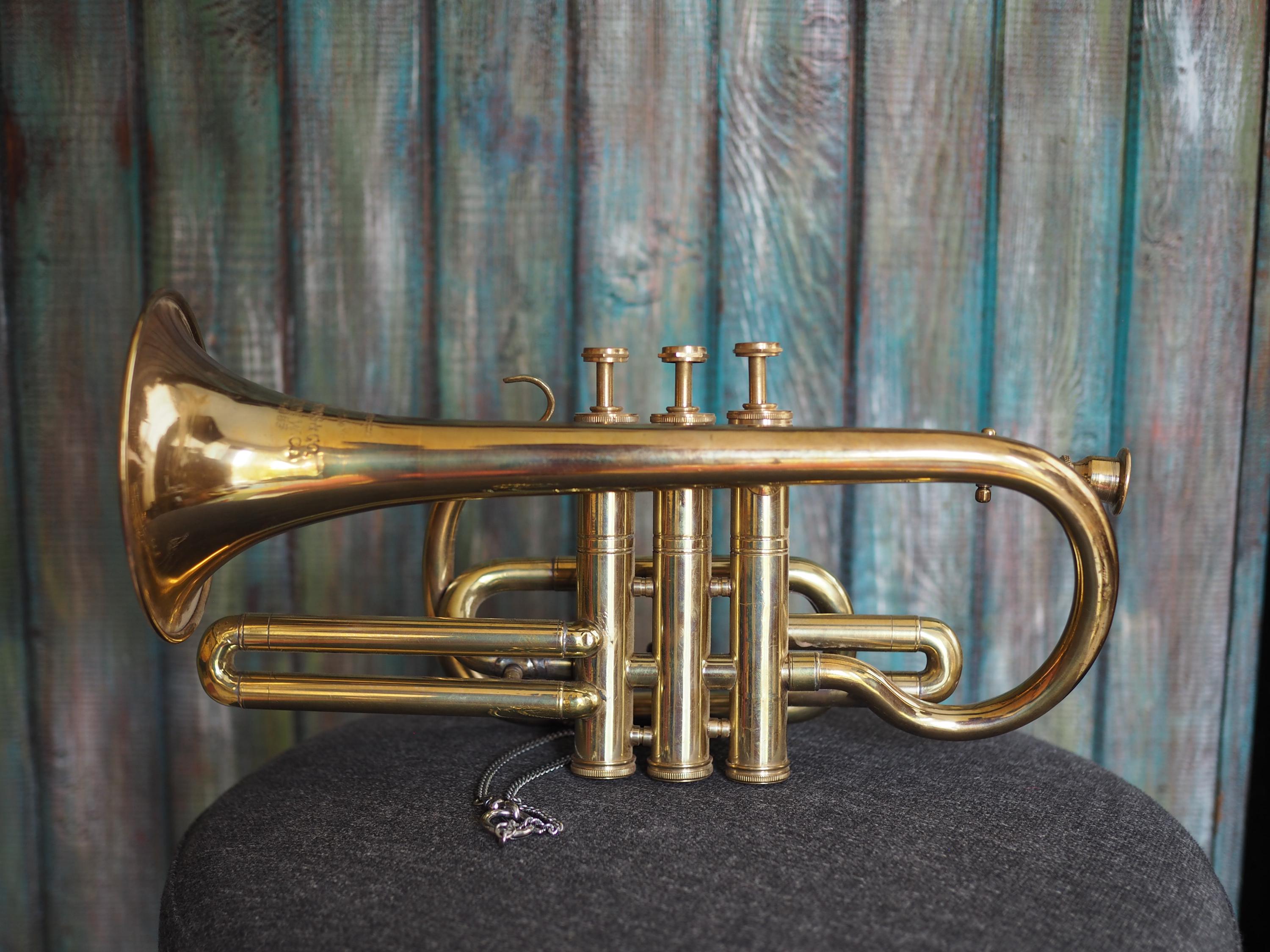 Vintage Brass Cornet - Etsy
