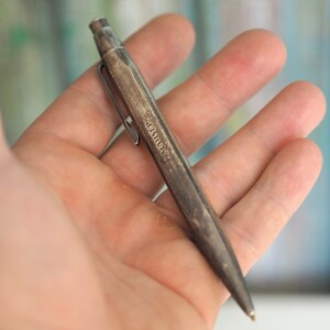 Vintage 1950s Steno Mauser Solid Silver .900 Ballpoint Pen – German ...