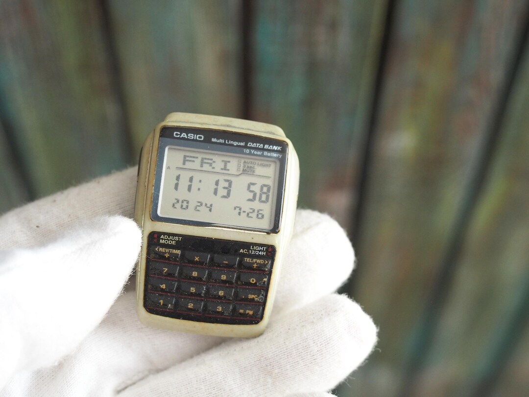 Vintage CASIO LCD Watch - Working - Etsy