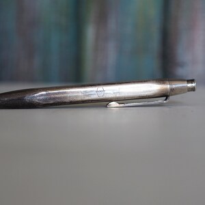 Vintage 1950s Steno Mauser Solid Silver .900 Ballpoint Pen – German ...