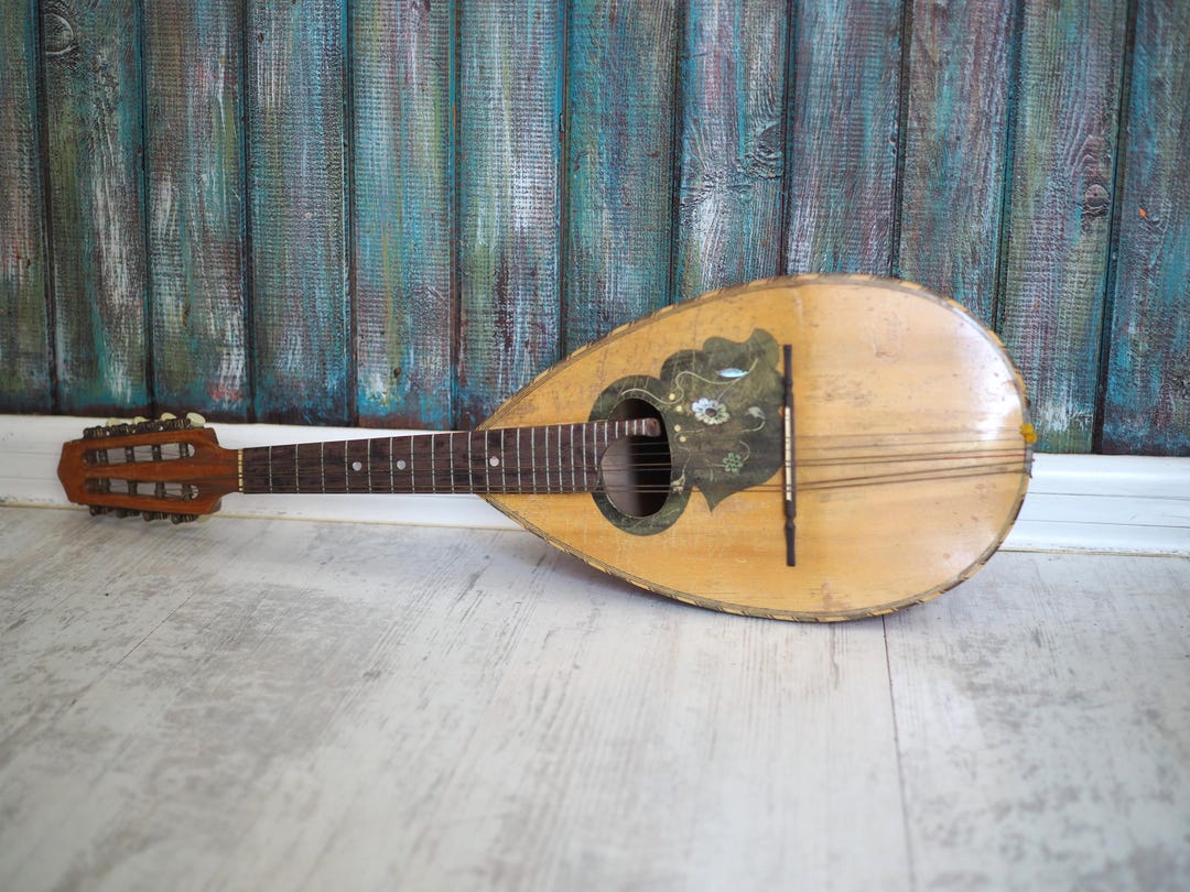 Mandolin - Vintage 8-string Italian Mandolin - Etsy