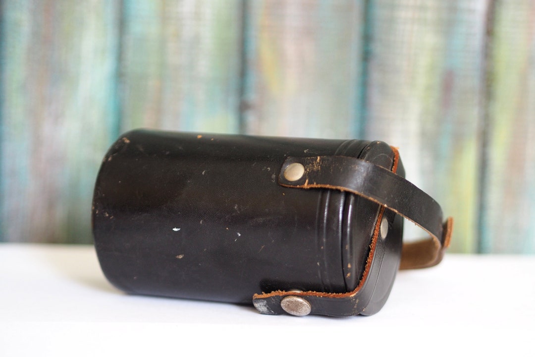Vintage Leather Container . Photo Objective Holder? - Etsy