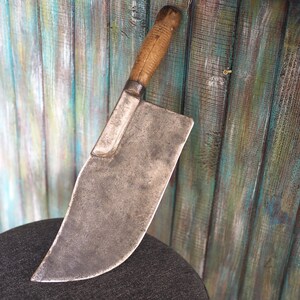 Butcher Cleaver Huge Cleaver , Custom Cleaver, Rustic Cleaver - Etsy