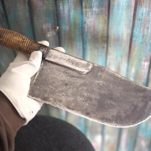 Butcher Cleaver Huge Cleaver , Custom Cleaver, Rustic Cleaver - Etsy
