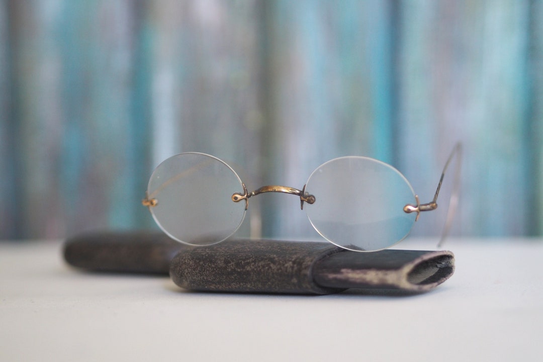 Antique Spectacles Antique European Eye Glasses Late 1800s - Etsy